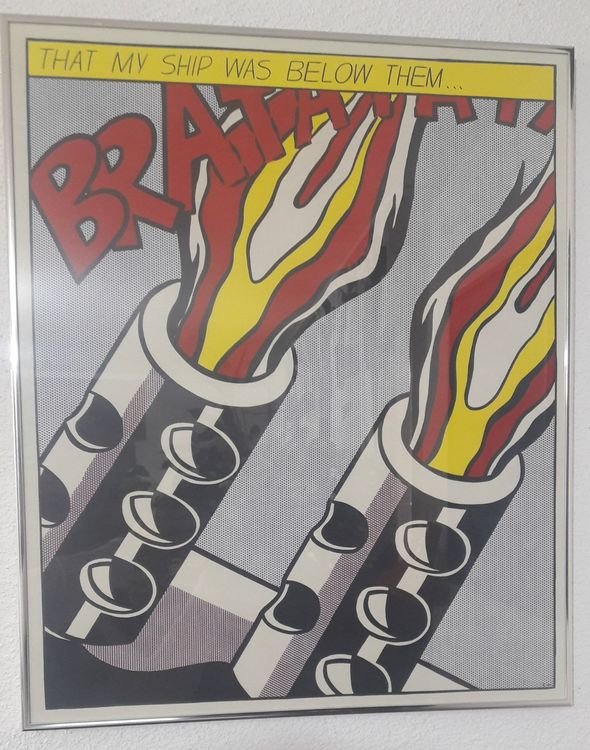 Roy Lichtenstein "As I Open Fire" (Part 1) Lithographie (Gebraucht) in ...