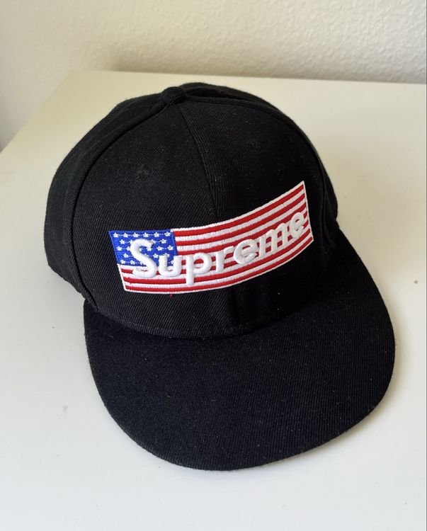 Vintage Supreme Snapback Cap USA Schwarz (Gebraucht) in Füllinsdorf für ...