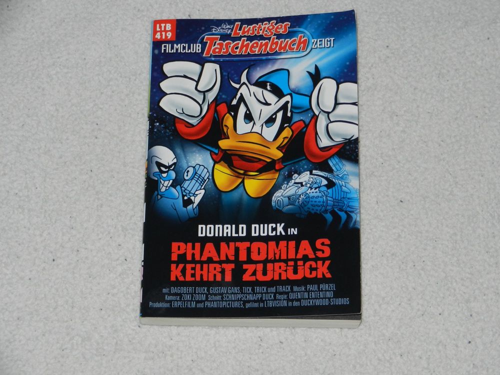 LTB 419 WALT DISNEY DONAL DUCK in PHANTOMIAS KEHRT ZURÜCK | Kaufen auf ...
