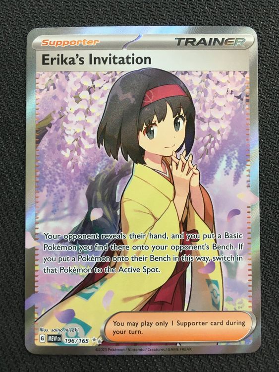 Pokemon 151 MEW 196/165 Erika's Invitation -EN- | Kaufen auf Ricardo Pokemon 151 MEW 196/165 Erika's Invitation -EN- | Kaufen auf Ricardo