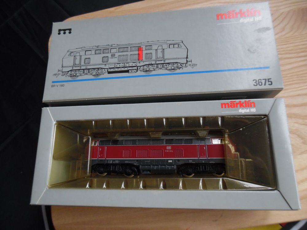 Märklin Lok BR V160 in original Box 3675 | Kaufen auf Ricardo