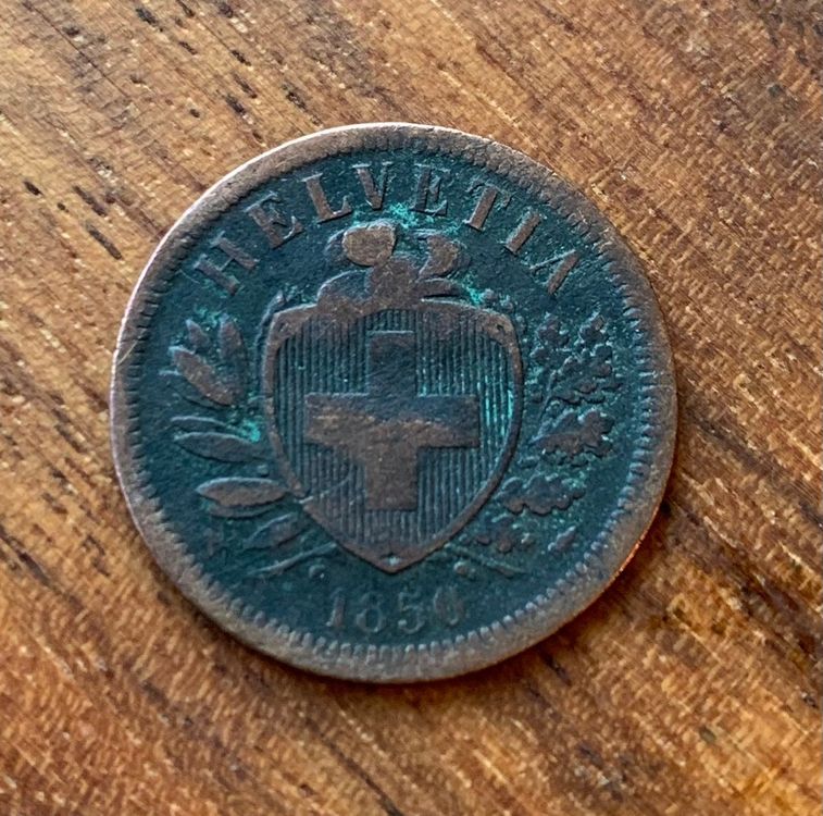 Schweiz 2 Rappen 1850 (Gebraucht) in Opfikon für CHF 5.5 – mit Lieferung auf Ricardo kaufen