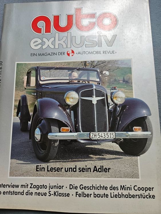 Auto Exklusiv 6/90 Mini Cooper Mercedes W140 Felber xx | Kaufen auf Ricardo