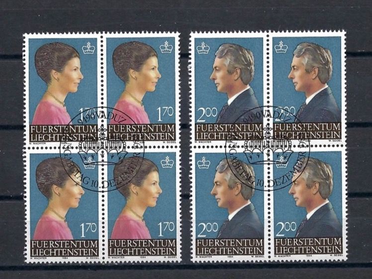 Viererblock Nr. 803-804 Fürstentum Liechtenstein (Neu (gemäss Beschreibung)) in Bronschhofen für ...