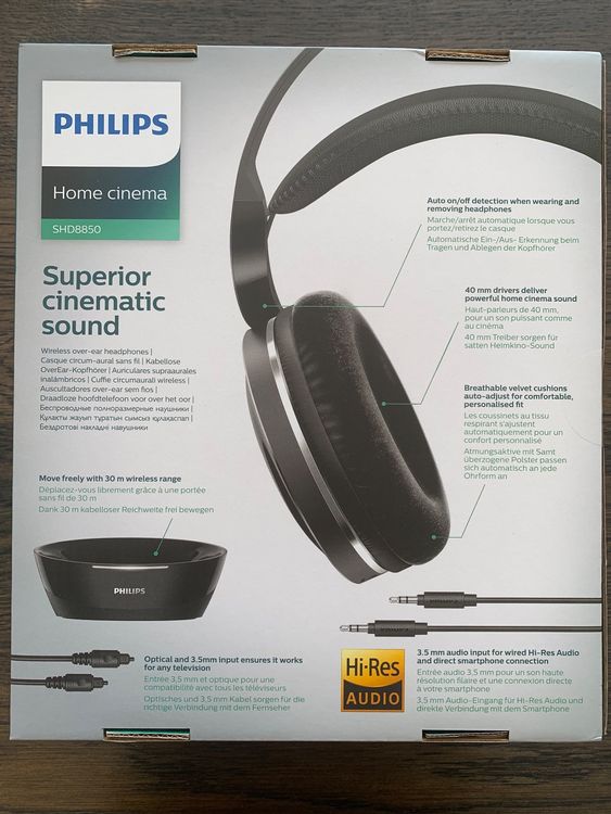 Philips Home cinema SHD8850/12 Kopfhörer (Neu und originalverpackt) in für CHF 70 – mit ...