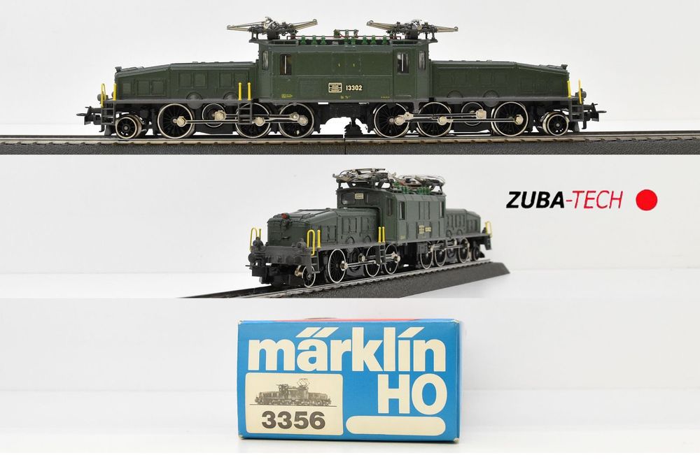Märklin 3356 E-Lok Be 6/8 III Krokodil SBB H0 WS Analog OVP (Gebraucht ...