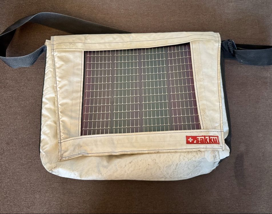 +sakku Solar-Umhängetasche, Segeltuch-Tasche Sammler (Gebraucht) in ...