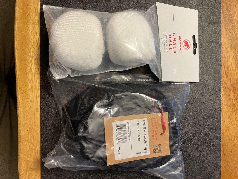 Mammut Chalk Bag & 2 Balls Neu | Kaufen auf Ricardo