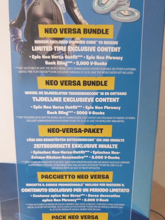 Fortnite Neo Versa Code | Kaufen auf Ricardo