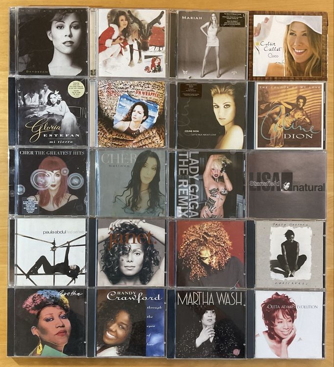 CDs Pop-Diven Mariah Carey, Cher, Dion uvm. Top! 💿🎧 (Gebraucht) in ...