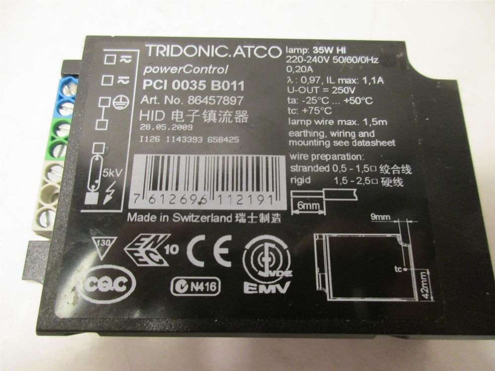 Tridonic.ATCO PCI 0035 B011 (Gebraucht) in Trubschachen für CHF 12 ...