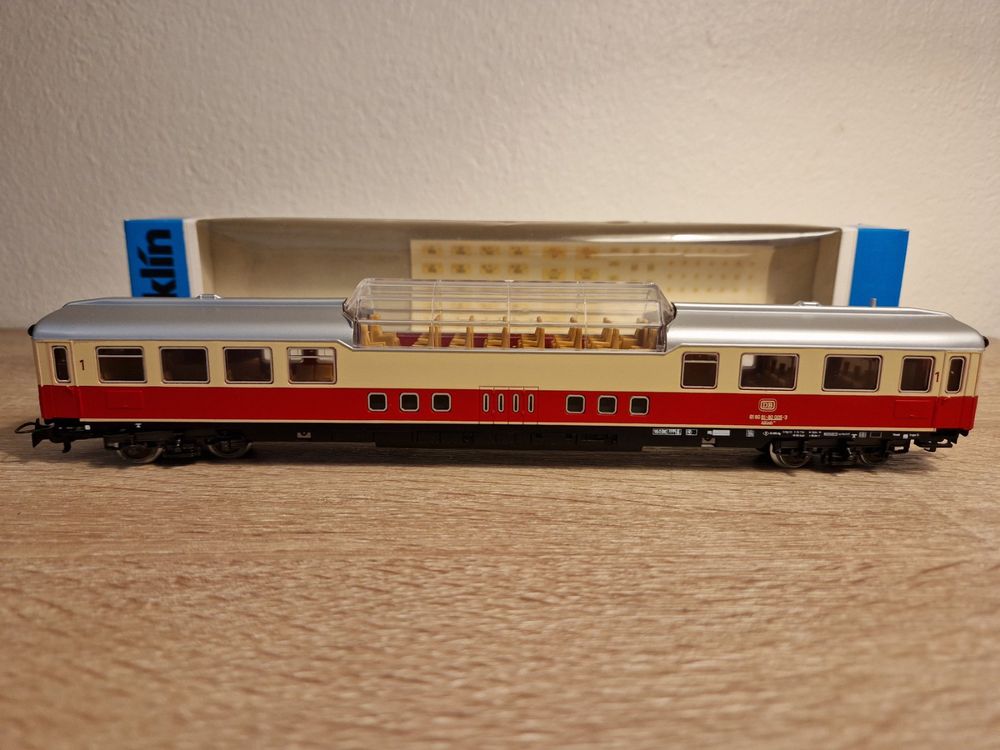 Märklin 4099 Panoramawagen 1.Kl DB H0 OVP NEU (Neu und originalverpackt ...