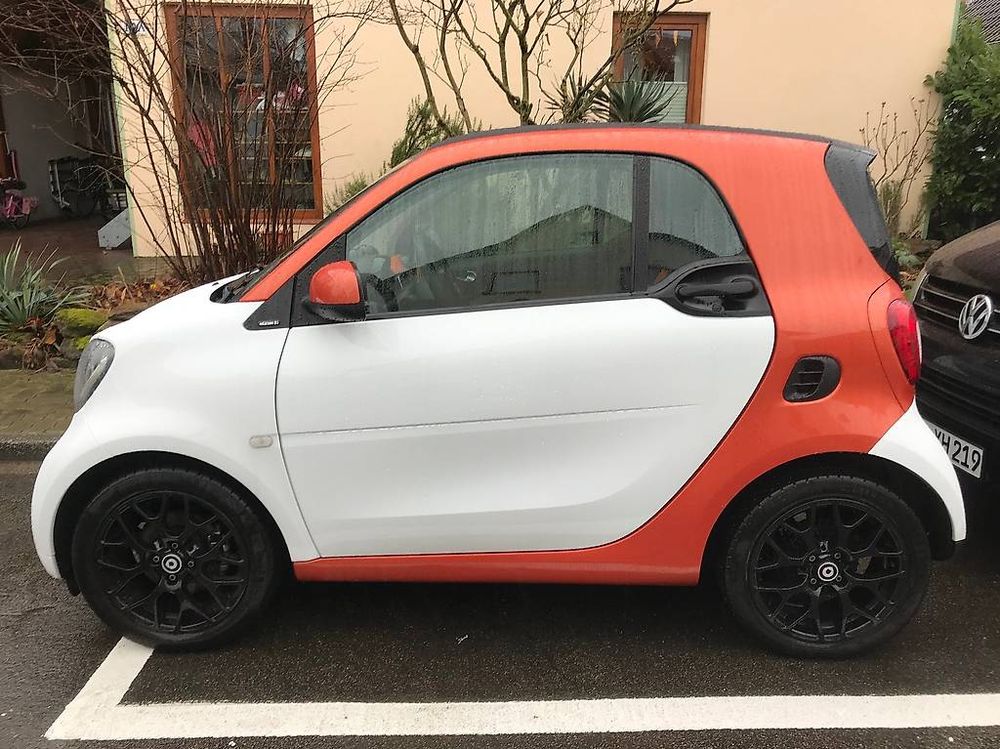 Smart 453 Weiss/ Orange Edition Brabus Style Edition #1 (Gebraucht) in ...