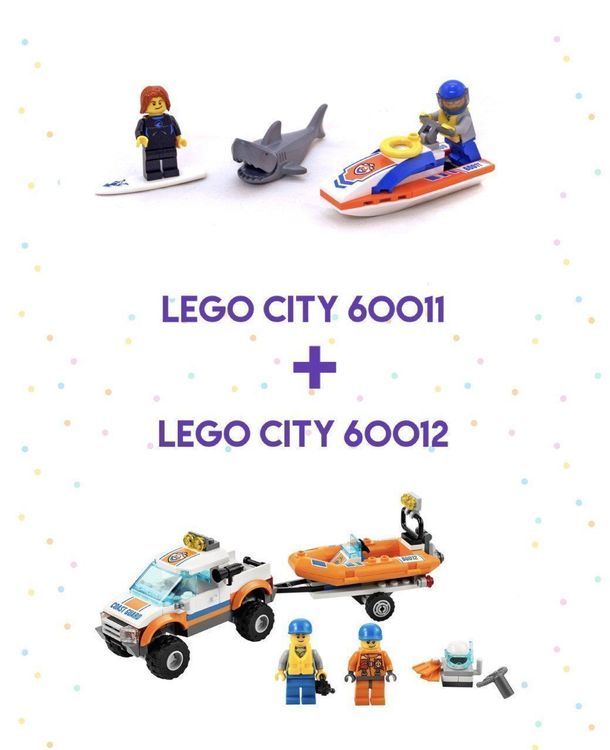 lego City 60011 + 60012 COAST GUARD (Gebraucht) in Arbedo für CHF 19 ...
