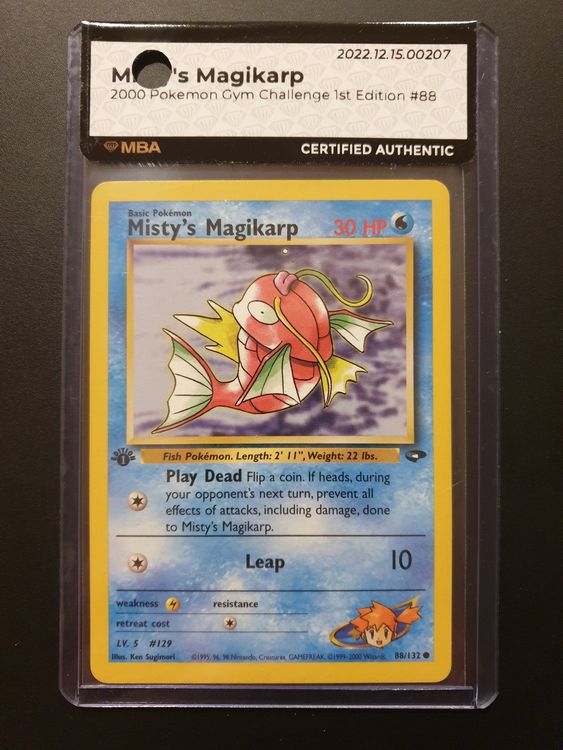 1. Edition Misty’s Magikarp Gym Challenge ULTRA RARE !! NM (Gebraucht ...
