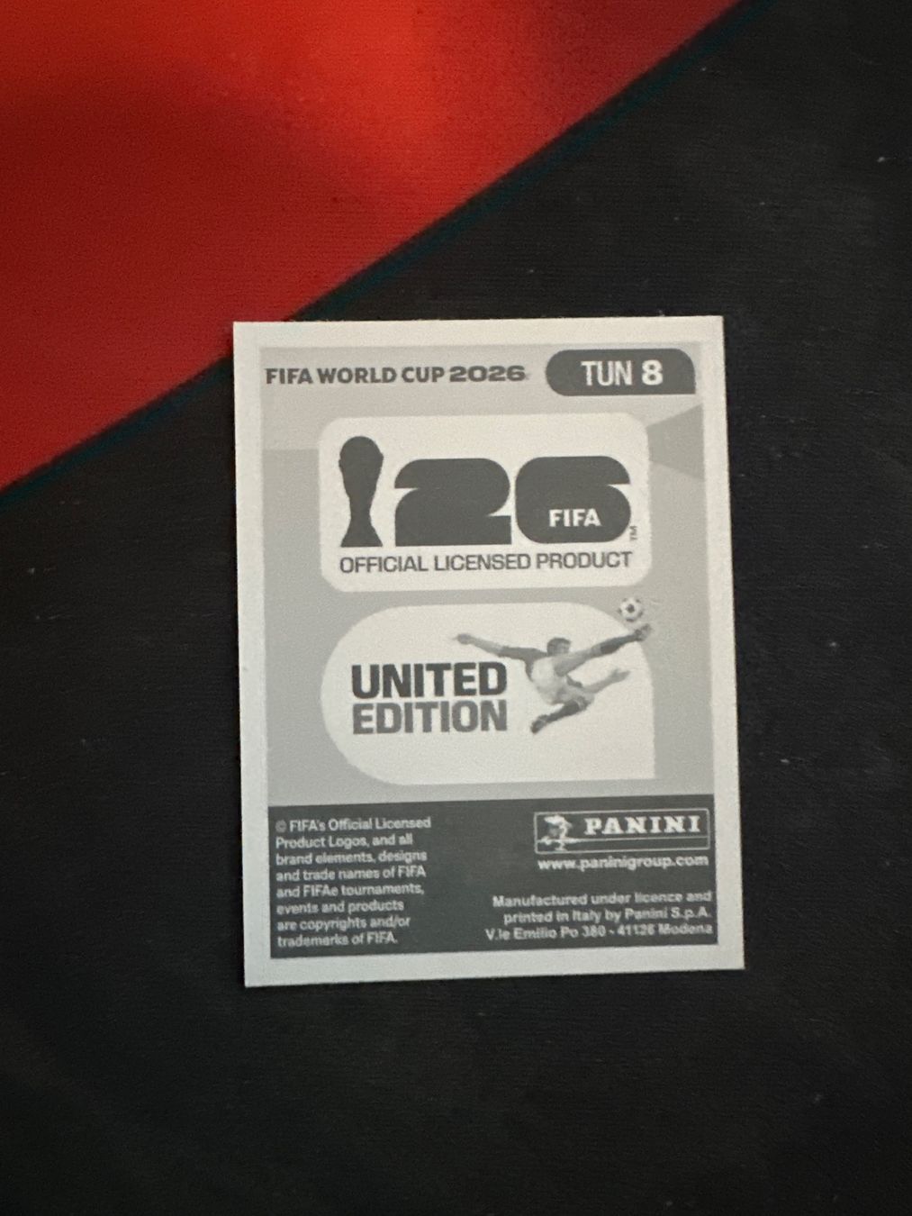 Panini FIFA WM 2026 Sticker - TUN 8 (Gebraucht) in Sulz AG für CHF 0.6 ...