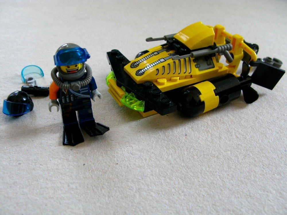 Lego Alpha Team 4791 Minifigur Taucher mit Scooter (Gebraucht) in ...