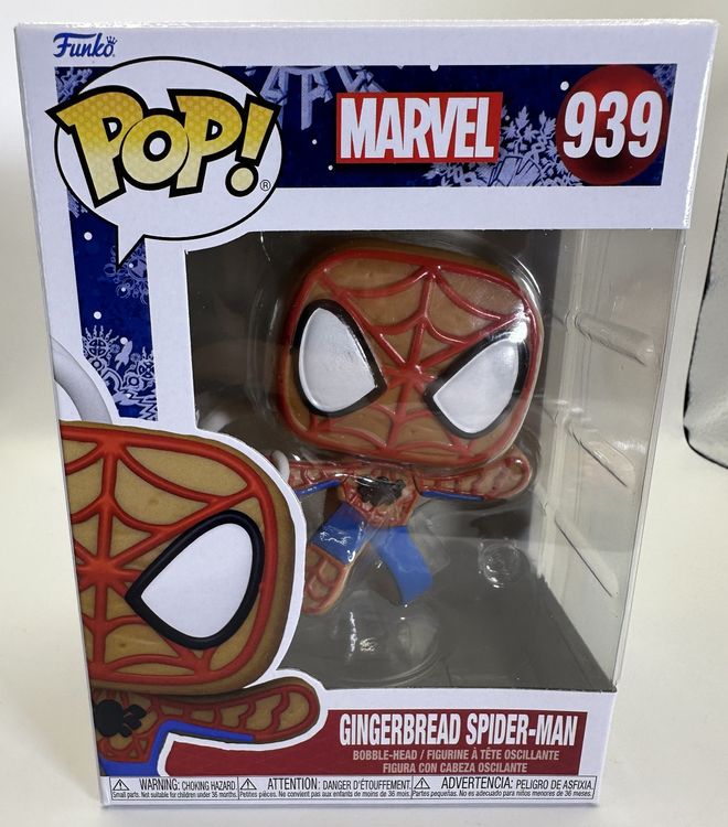 Funko Pop! - Marvel - Gingerbread Spider-Man 939 | Kaufen auf Ricardo