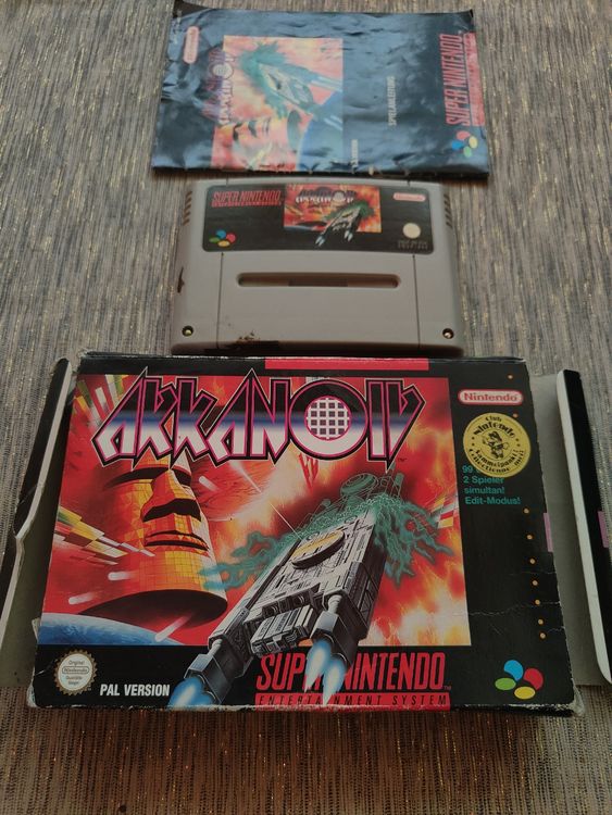 Arkanoid Ooh It Again - Super Nintendo (PAL) Complet 🎮 🔥 (D'occasion) à ...