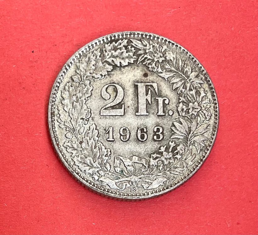 2 Franken Silber 1963 vzgl (Gebraucht) in Nunningen für CHF 5 – mit Lieferung auf Ricardo kaufen