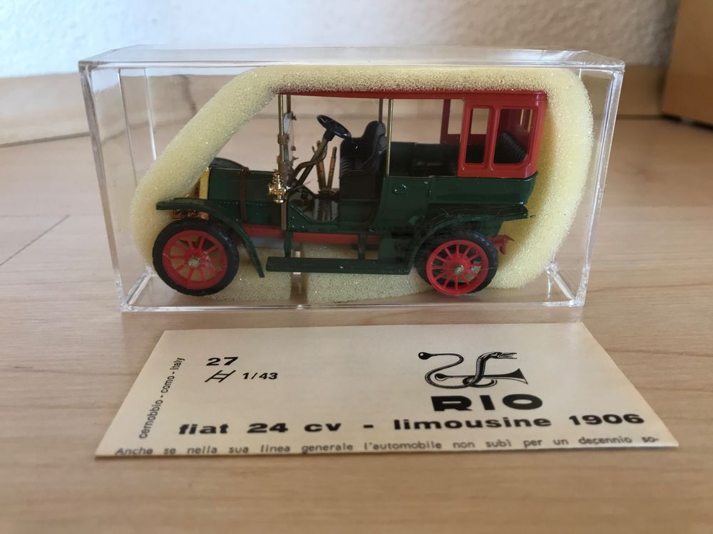 Rio Fiat 24 CV Limousine 1906 Modellauto (Neu und originalverpackt) in ...
