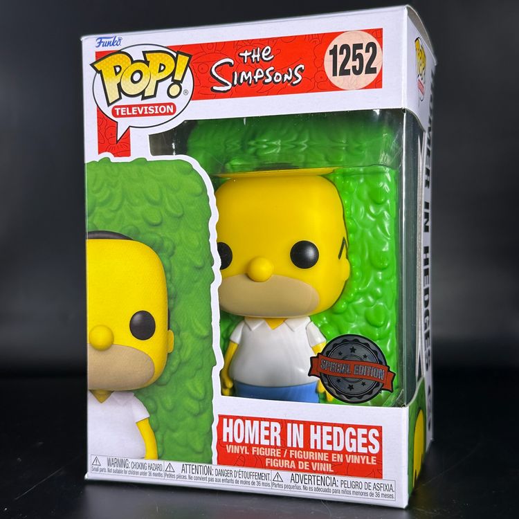 Funko Pop! The Simpsons Homer in Hedges 1252 Special Edition | Kaufen ...