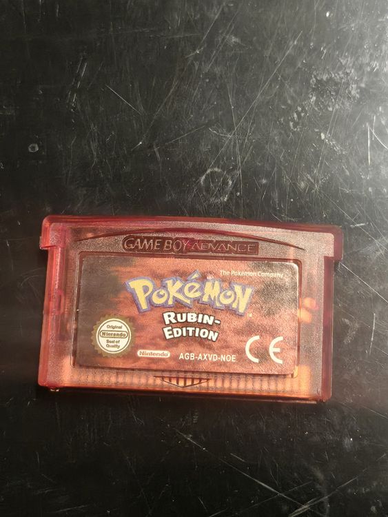 Pokémon Rubin Edition - Game Boy Advance - Top Zustand! (Gebraucht) in ...