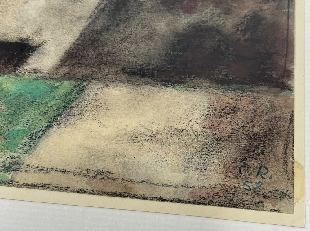 Carl Roesch (1884-1979) Aquarell (Gebraucht) in Root für CHF 220 – mit ...