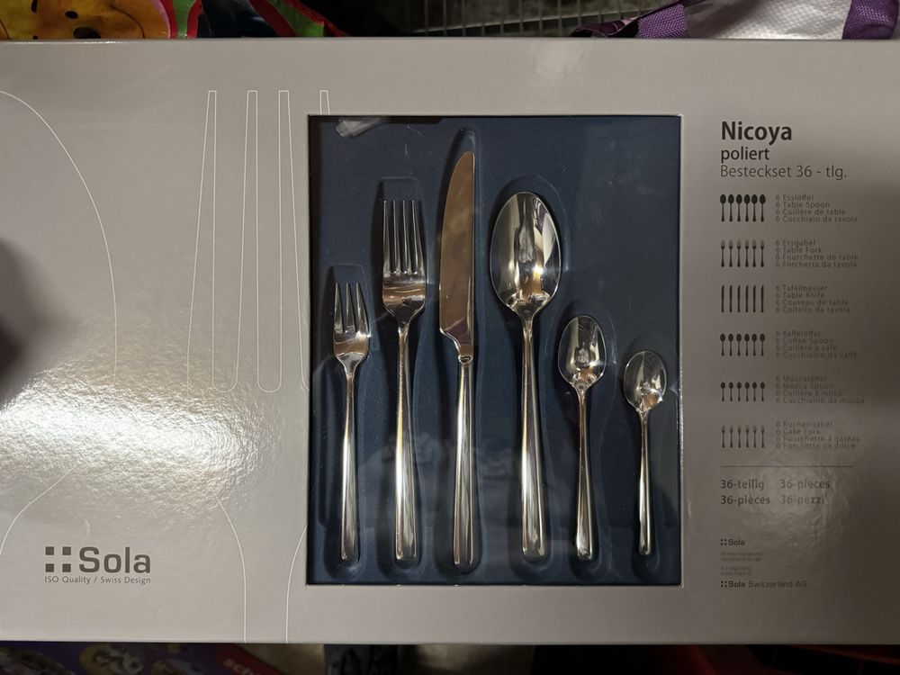 Sola Besteckset Nicova poliert 36-teilig (Neu und originalverpackt) in ...