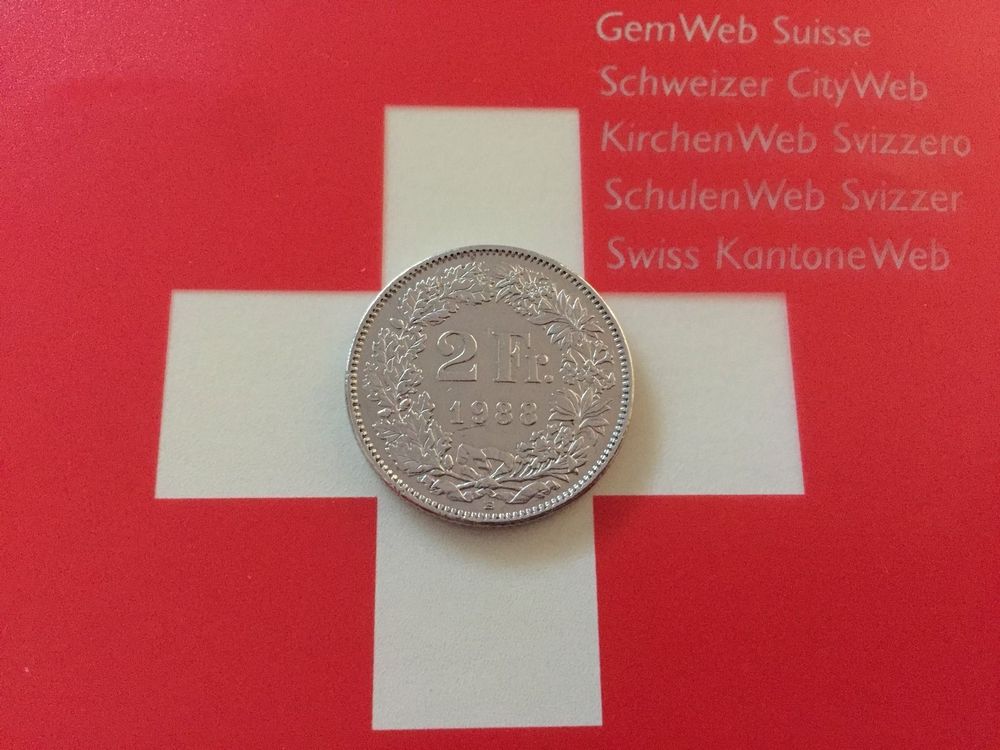 2 Franken 1988 ss (Gebraucht) in Elsau für CHF 2.9 – mit Lieferung auf Ricardo kaufen