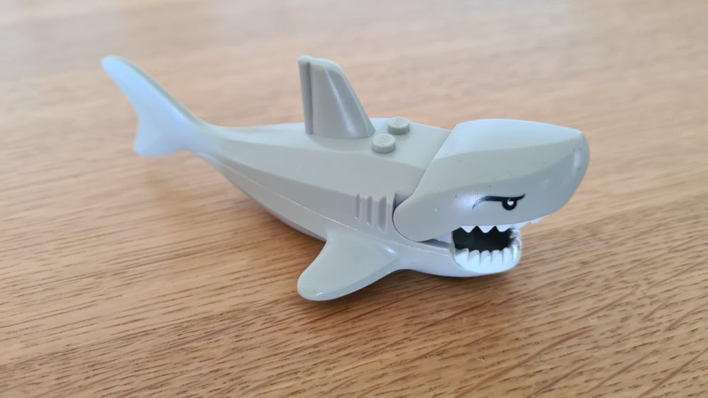 Vintage LEGO grosser Hai von 2007 - hell blaugrau | Kaufen auf Ricardo