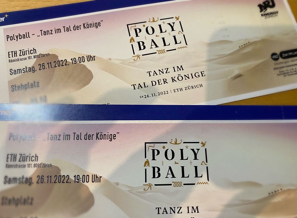 2 x Polyball 2022, “Tanz im Tal der Könige“. (Neu und originalverpackt ...