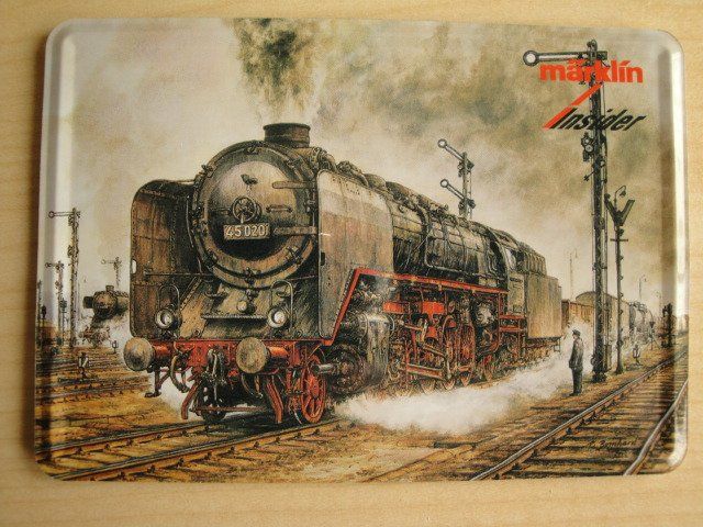 Plaque Märklin Insider en tôle, Locomotive à vapeur 45 020 (Neu (gemäss ...