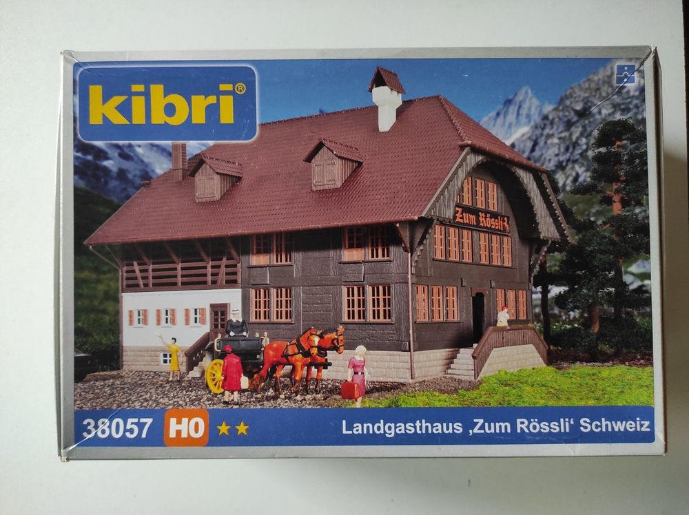 Landgasthaus "zum Rössli" Schweiz, Bausatz von Kibri H0 (Neu und ...