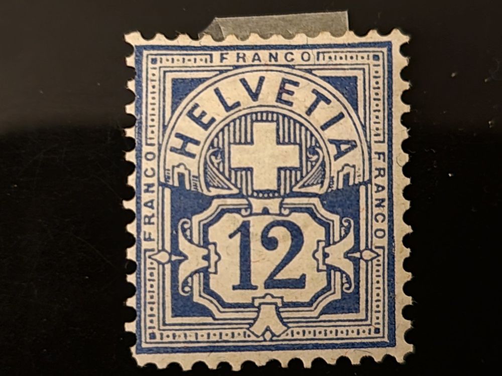 CH 1882 Ziffermuster 62A* SBK 200.-- | Kaufen auf Ricardo