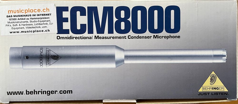 Behringer Messmikrofon ECM8000 (Gebraucht) in Stäfa für CHF 21 – mit ...