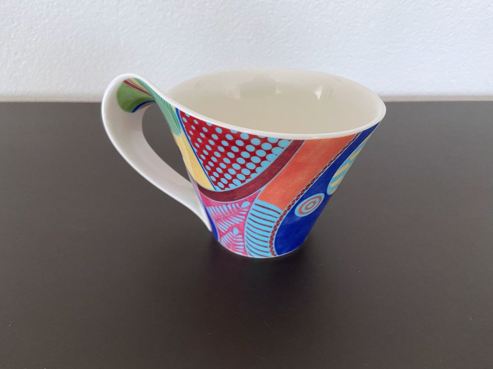 Villeroy Boch & New Wave breite Tasse, Mug 350 ml (Gebraucht) in Birr ...