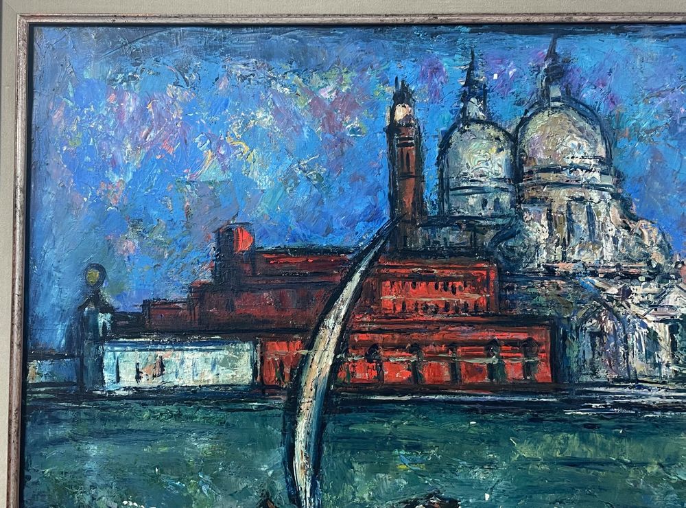 Oscar Barblan (1909-1987) grosses Gemälde - Venedig | Kaufen auf Ricardo