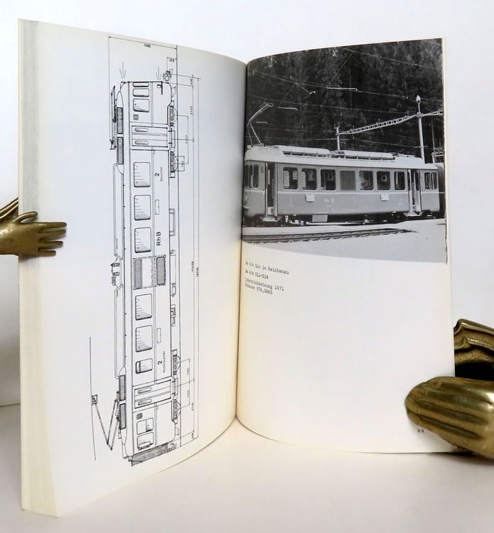 Die elektrischen Lokomotiven und Triebwagen der RhB (Gebraucht) in Le Locle für CHF 12 – mit ...