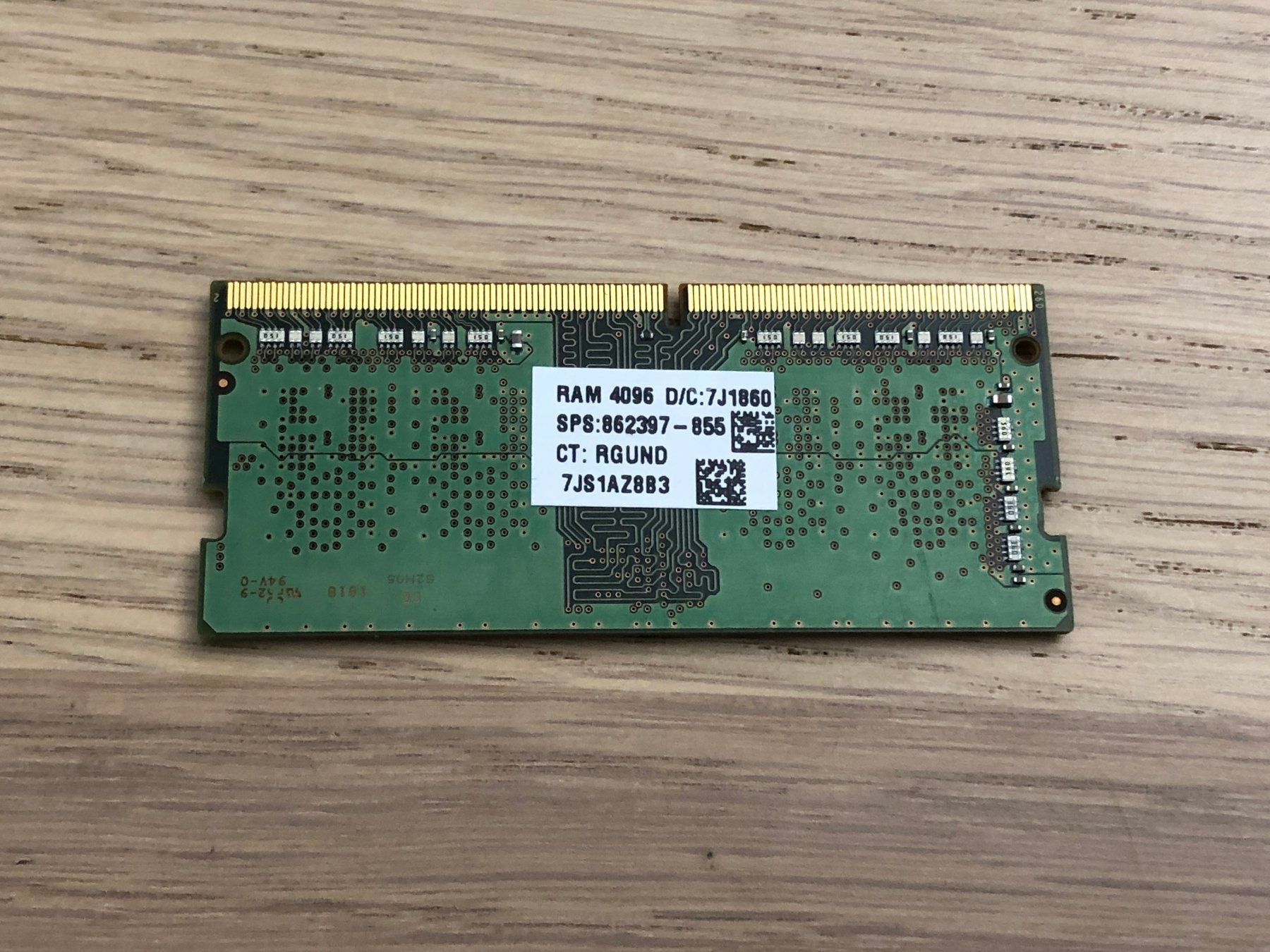 4GB RAM/Arbeitsspeicher, 1Rx16 PC4-2666V-SC0-11, DDR4-2666 (Gebraucht ...