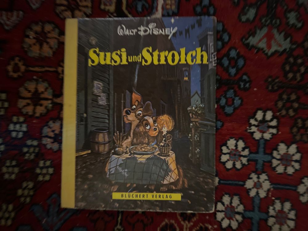 1961 Walt Disney Susi und Strolch Bilderbuch antik vintage (Gebraucht ...
