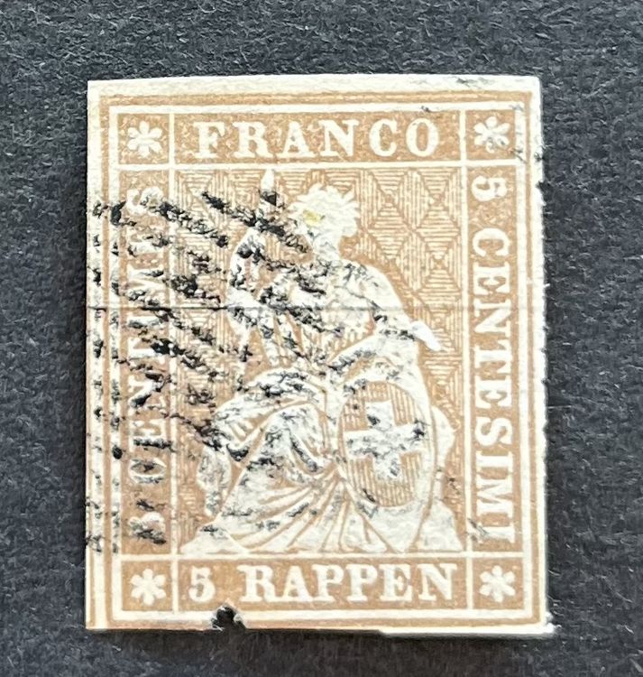 Strubel 22F Oblitéré Cat. 1’300.- CHF (Gebraucht) in Sottens für CHF 11 ...