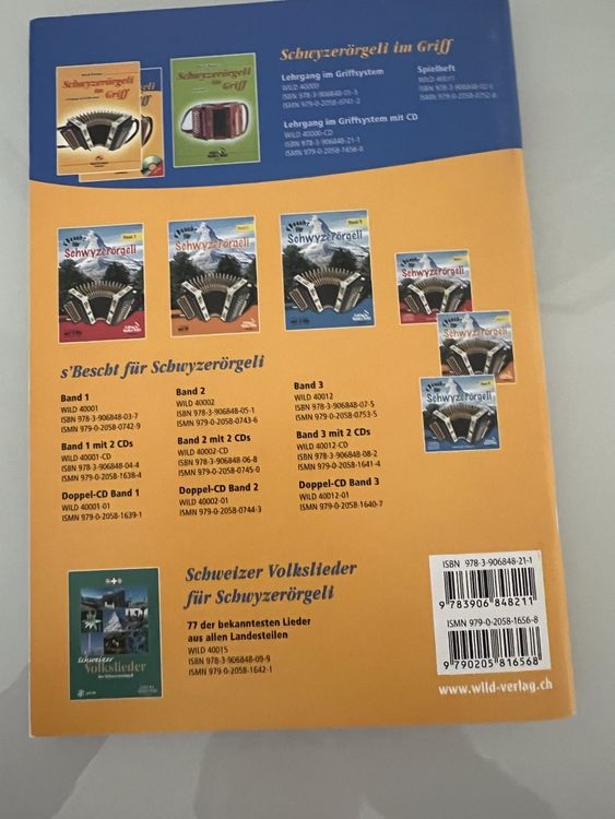 Schwyzerörgeli im Griff. Walter Wild mit Cd in Griffschrift (Neu ...