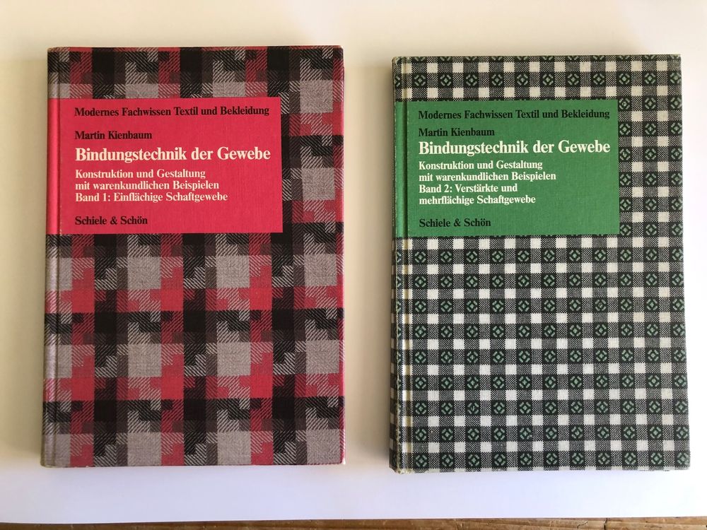 Fachbuch:Bindungstechnik der Gewebe Band1&2 Martin Kienbaum (Gebraucht ...