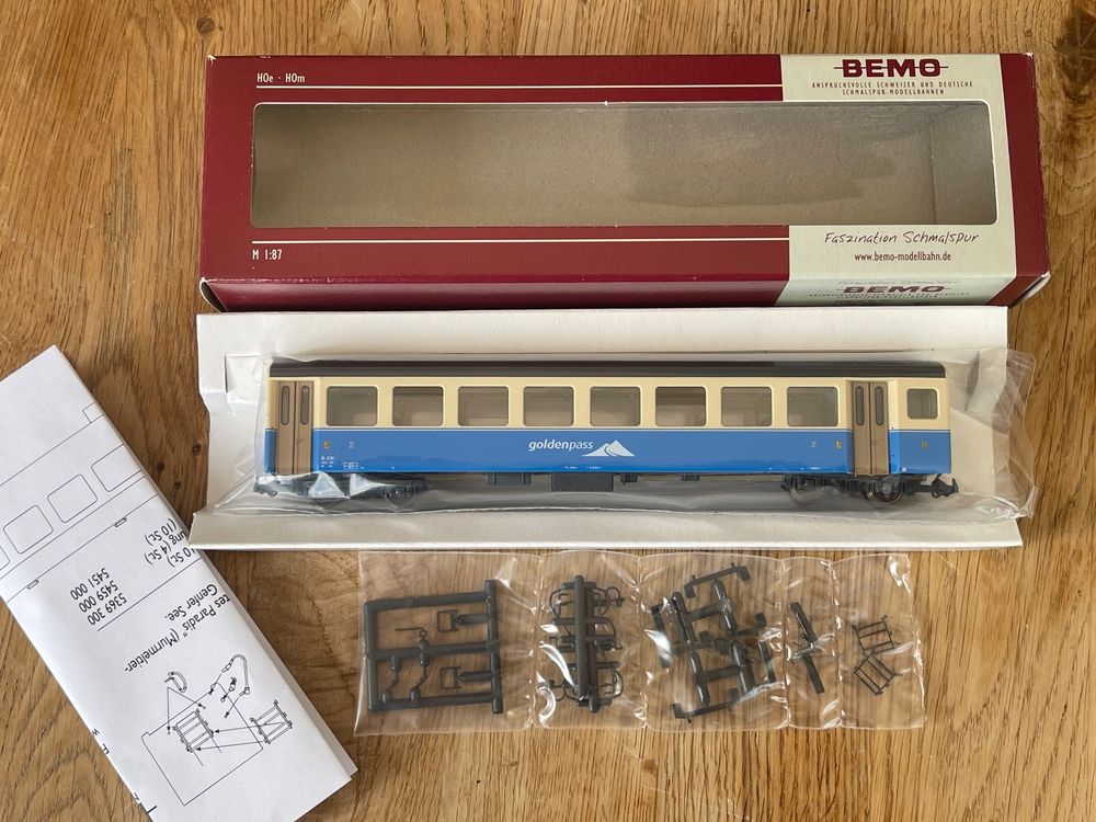 BEMO 3267 330 Spur H0m: MOB B 210 Goldenpass | Kaufen auf Ricardo