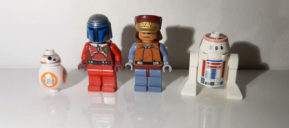 LEGO Star Wars Minifigur, Santa Jango, R5-D5, Panaka + BB-8 (Gebraucht ...