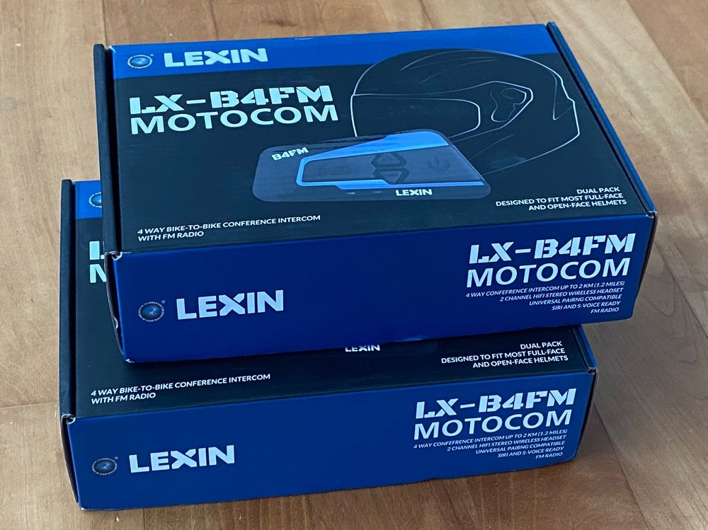Motorrad-Intercom Set: LEXIN B4FM MOTOCOM (Neu (gemäss Beschreibung)) in Obfelden für CHF 180 ...