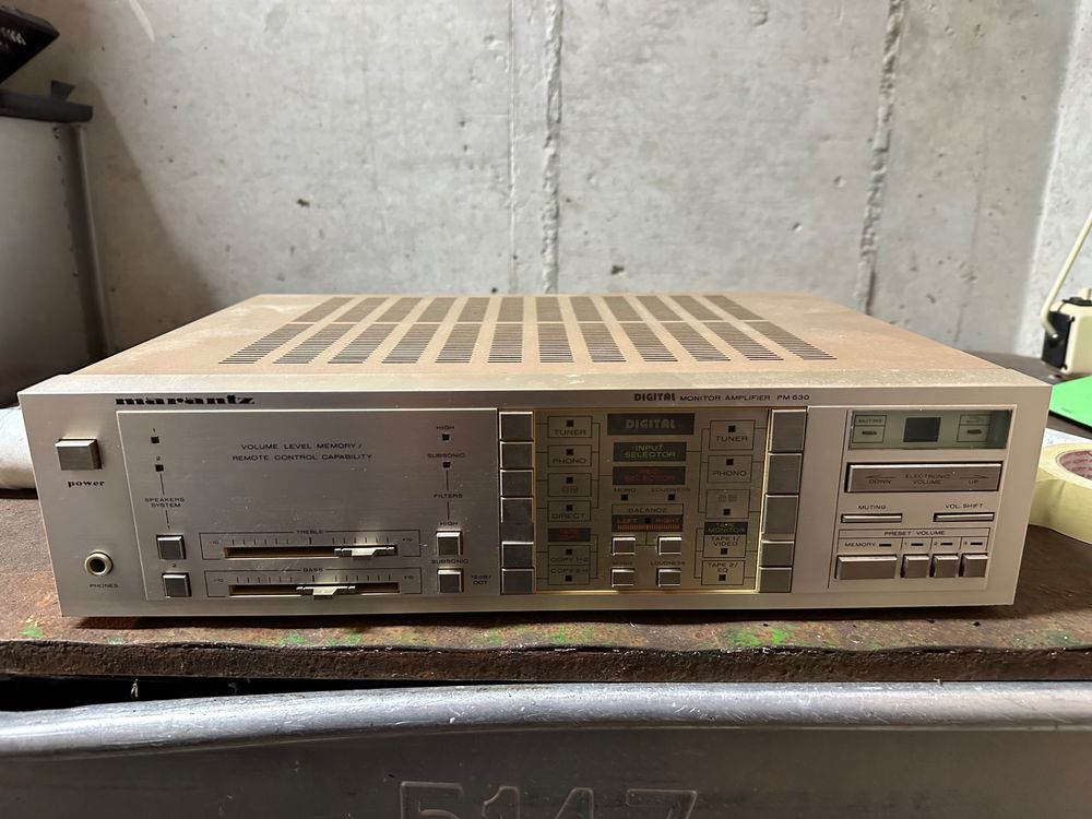 M122 Marantz Digital Monitor Amplifier PM 630 Verstärker (D'occasion) à ...