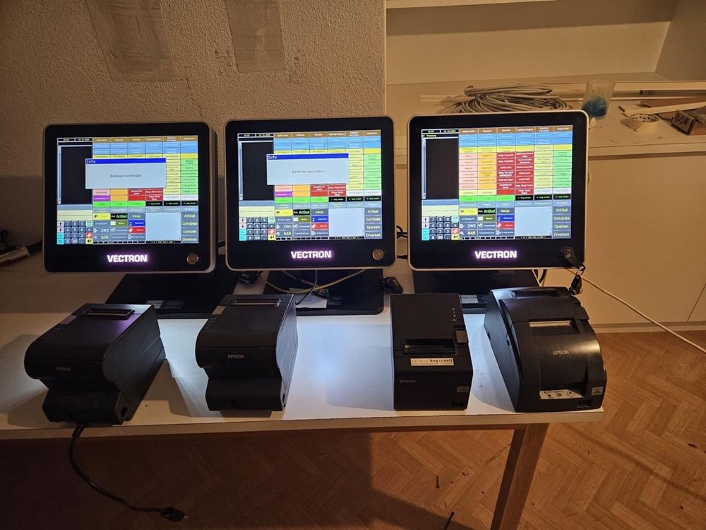 3x Kassensystem Vectron POS Touch inkl.Drucker Occasion (Gebraucht) in ...