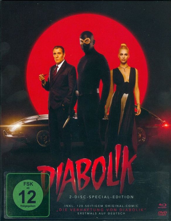 Diabolik (2021) Special Edition, inkl. Comic, Blu Ray & DVD (Neu und ...